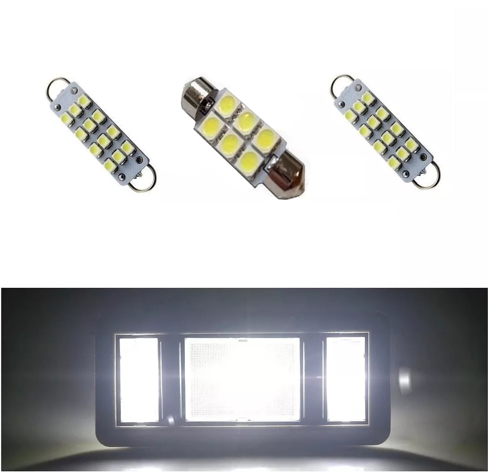 1988 1998 Chevy Silverado GMC Sierra C1500 K1500 3 Piece Dome Light Kit