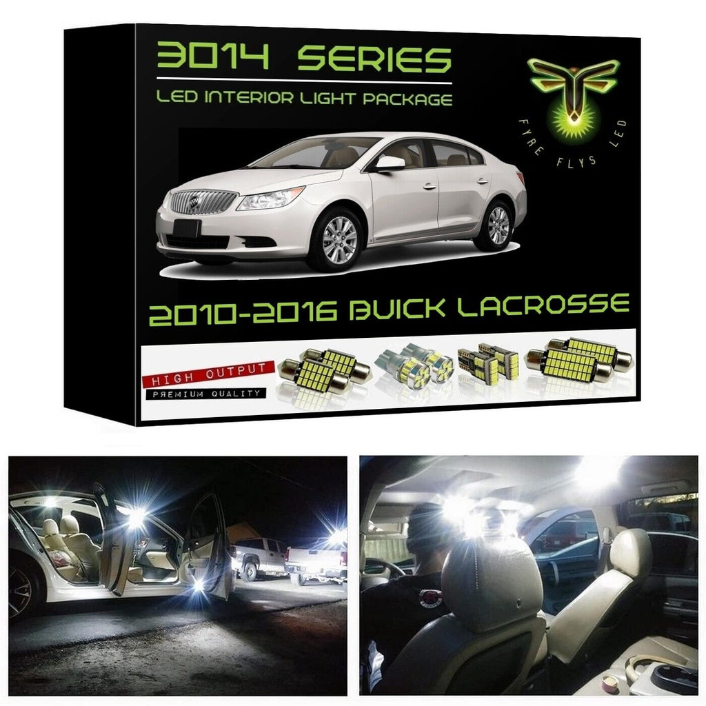 Complete LED interior light kit for 2010-2016 Buick LaCrosse – Fyre Flys
